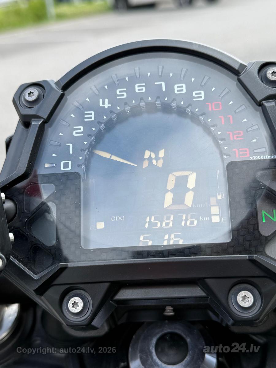 Черный Кавасаки Z650 2017 в Таллин, объемом двигателя 0.65 л и пробегом 16 тыс. км за 4500 €, фото 8 на AUTOMOTO.COM.LV