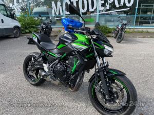 Black Kawasaki Z650 2022 in Tallinn, with an engine capacity of 0.65 L and mileage of 5 thousand km for 5900 €, photo  on AUTOMOTO.COM.LV