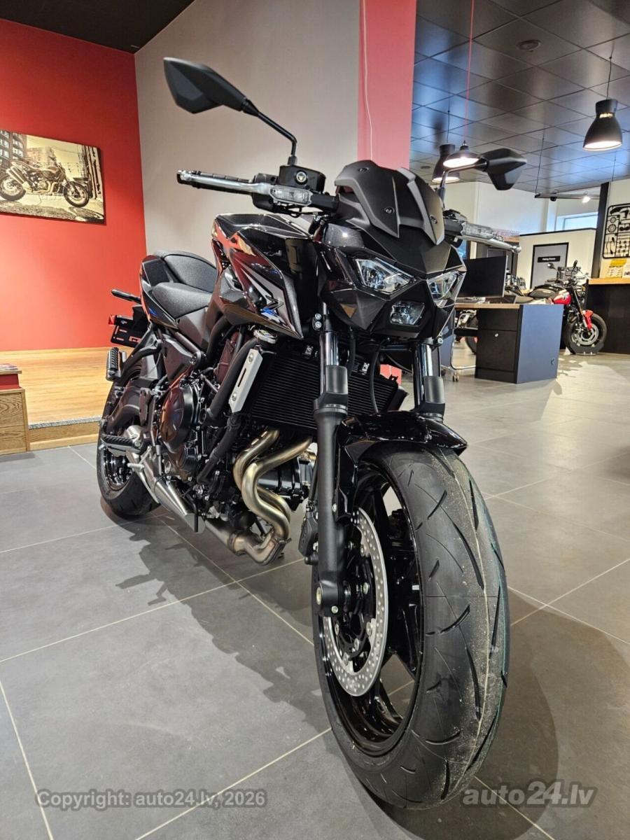 Melns Kawasaki Z650 2026 Tallina, ar dzinēja tilpumu 0.65 L un nobraukumu 1 tūkst. km par 7890 €, foto 8 vietnē AUTOMOTO.COM.LV