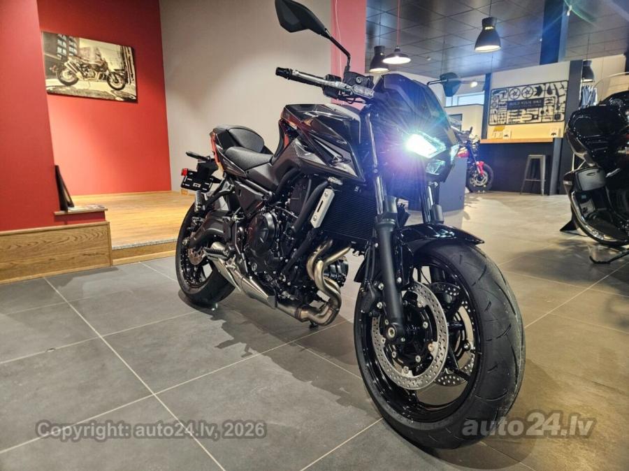 Melns Kawasaki Z650 2026 Tallina, ar dzinēja tilpumu 0.65 L un nobraukumu 1 tūkst. km par 7890 €, foto 9 vietnē AUTOMOTO.COM.LV