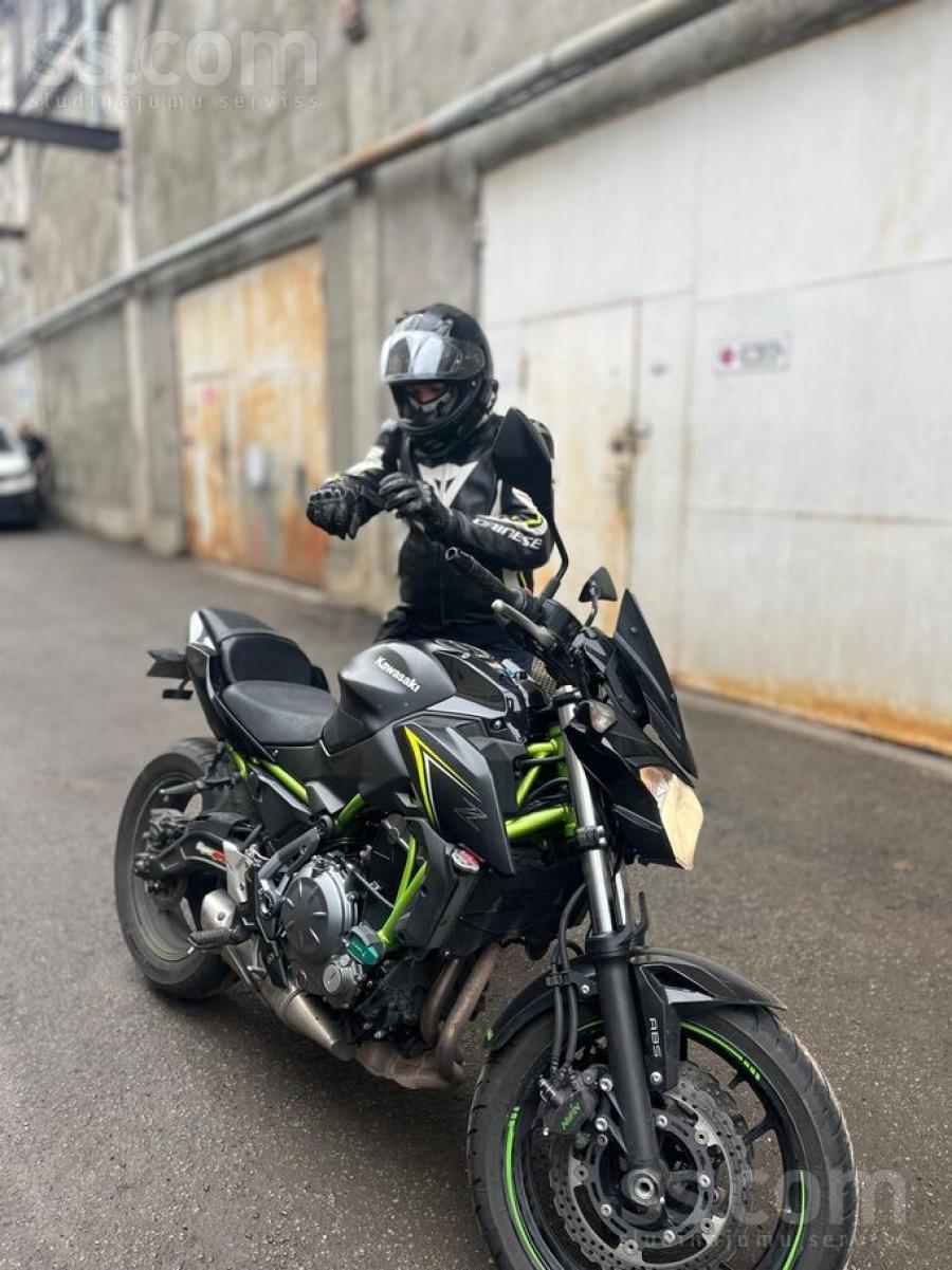 Kawasaki Z650 2017 in Riga, with an engine capacity of 0.65 L and mileage of 0 thousand km for 3800 €, photo 1 on AUTOMOTO.COM.LV