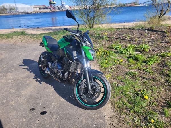 Kawasaki Z650 2018 in Riga, with an engine capacity of 0.65 L and mileage of 0 thousand km for 3100 €, photo 1 on AUTOMOTO.COM.LV