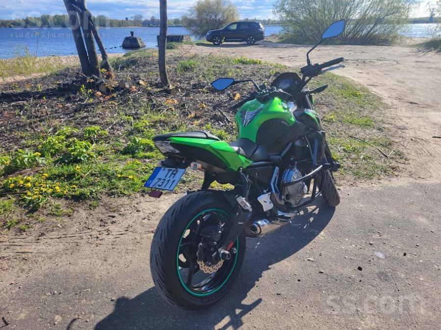 Kawasaki Z650 2018 in Riga, with an engine capacity of 0.65 L and mileage of 0 thousand km for 3100 €, photo 3 on AUTOMOTO.COM.LV
