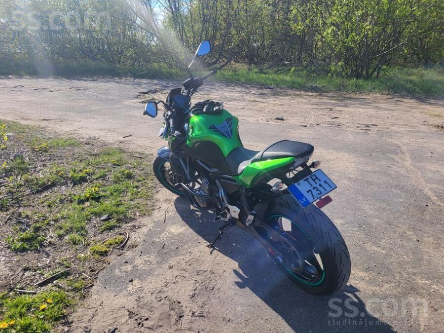 Kawasaki Z650 2018 in Riga, with an engine capacity of 0.65 L and mileage of 0 thousand km for 3100 €, photo 4 on AUTOMOTO.COM.LV