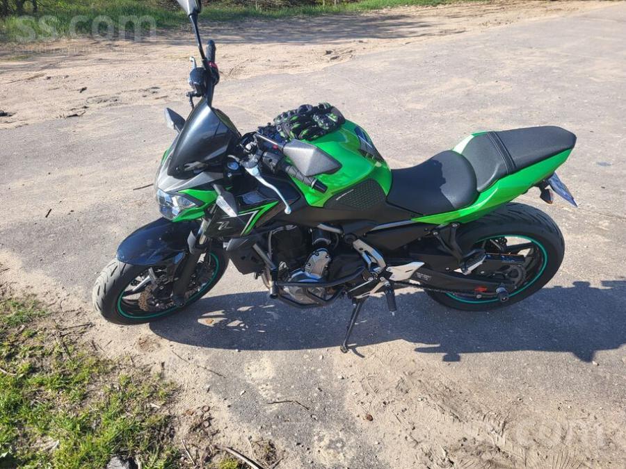 Kawasaki Z650 2018 in Riga, with an engine capacity of 0.65 L and mileage of 0 thousand km for 3100 €, photo 5 on AUTOMOTO.COM.LV