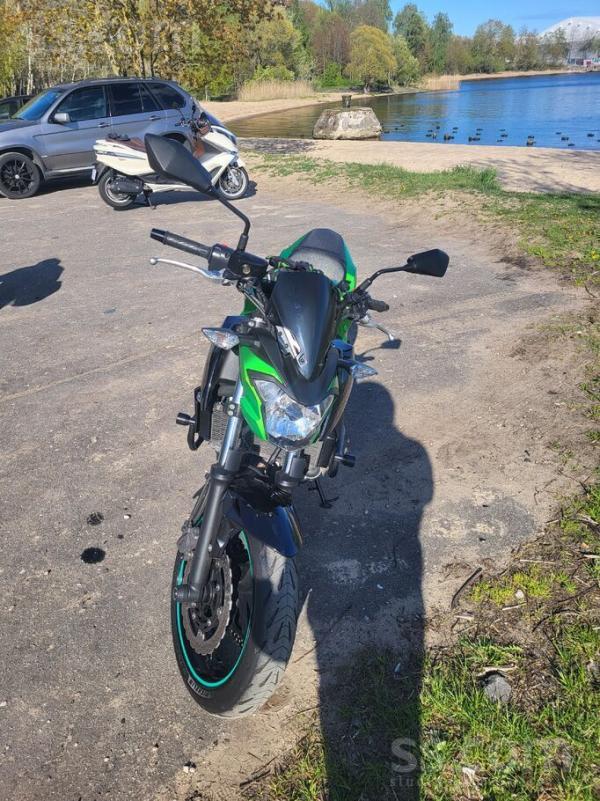 Kawasaki Z650 2018 in Riga, with an engine capacity of 0.65 L and mileage of 0 thousand km for 3100 €, photo 6 on AUTOMOTO.COM.LV