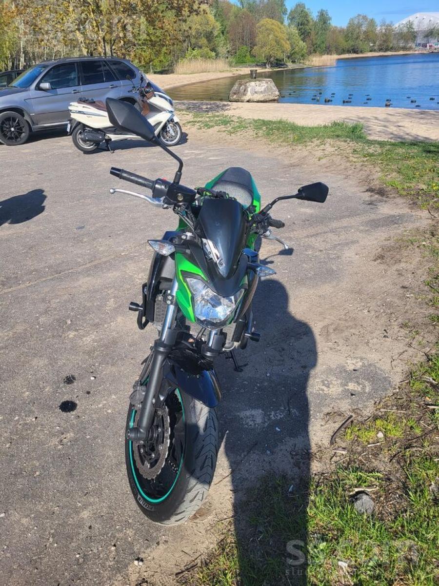 Kawasaki Z650 2018 in Riga, with an engine capacity of 0.65 L and mileage of 0 thousand km for 3100 €, photo 6 on AUTOMOTO.COM.LV