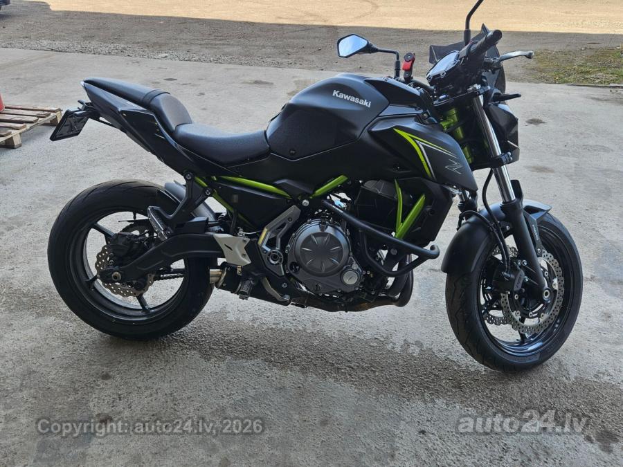 Kawasaki Z650 2018 in Tallinn, with an engine capacity of 0.65 L and mileage of 16 thousand km for 5300 €, photo 6 on AUTOMOTO.COM.LV