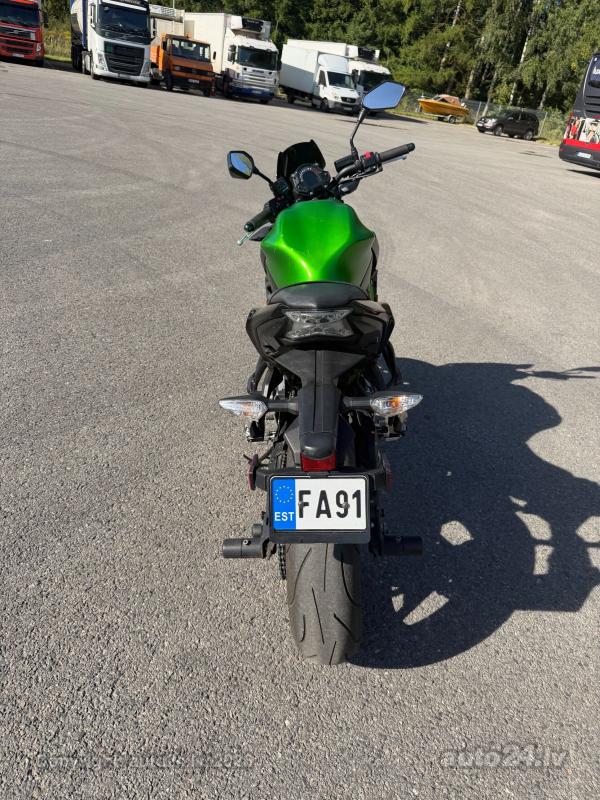 Kawasaki Z650 2019 in Tartu, with an engine capacity of 0.65 L and mileage of 22 thousand km for 4200 €, photo 7 on AUTOMOTO.COM.LV