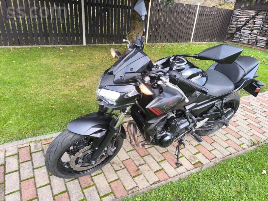 Kawasaki Z650 2021 in Riga, with an engine capacity of 0.65 L and mileage of 0 thousand km for 5300 €, photo 4 on AUTOMOTO.COM.LV