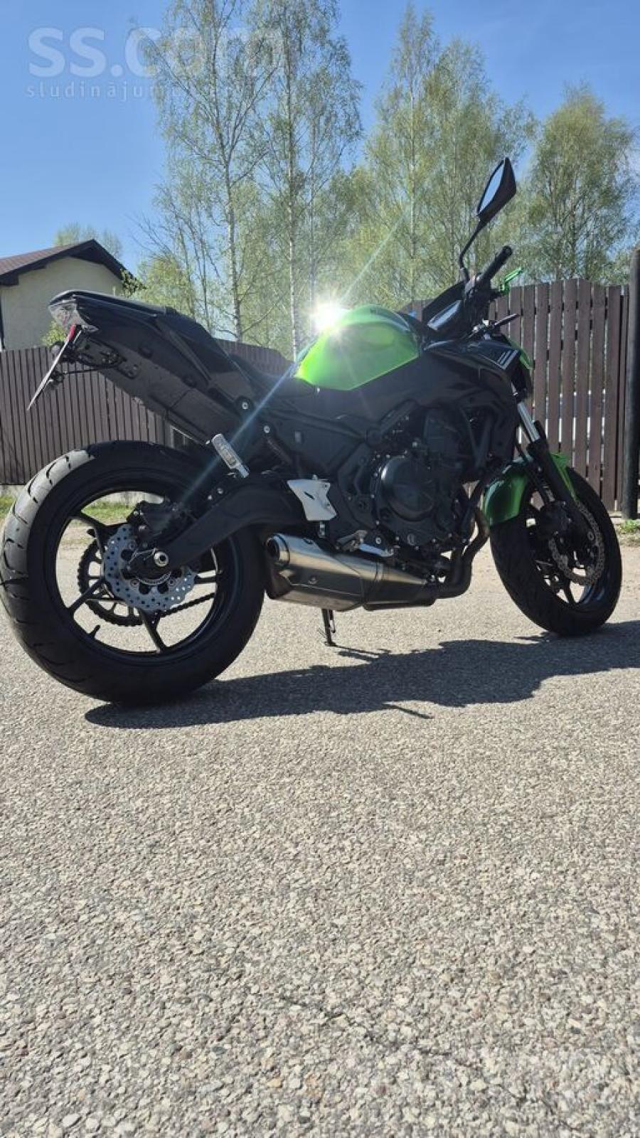 Kawasaki Z650 2021 in Riga, with an engine capacity of 0.65 L and mileage of 0 thousand km for 5100 €, photo 1 on AUTOMOTO.COM.LV