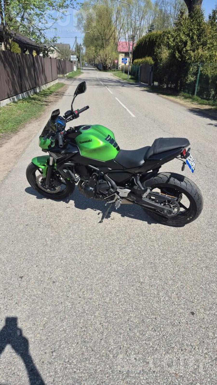 Kawasaki Z650 2021 in Riga, with an engine capacity of 0.65 L and mileage of 0 thousand km for 5100 €, photo 10 on AUTOMOTO.COM.LV