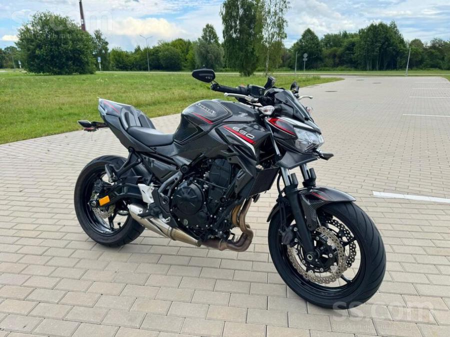 Kawasaki Z650 2022 in Riga, with an engine capacity of 0.65 L and mileage of 0 thousand km for 6200 €, photo 1 on AUTOMOTO.COM.LV