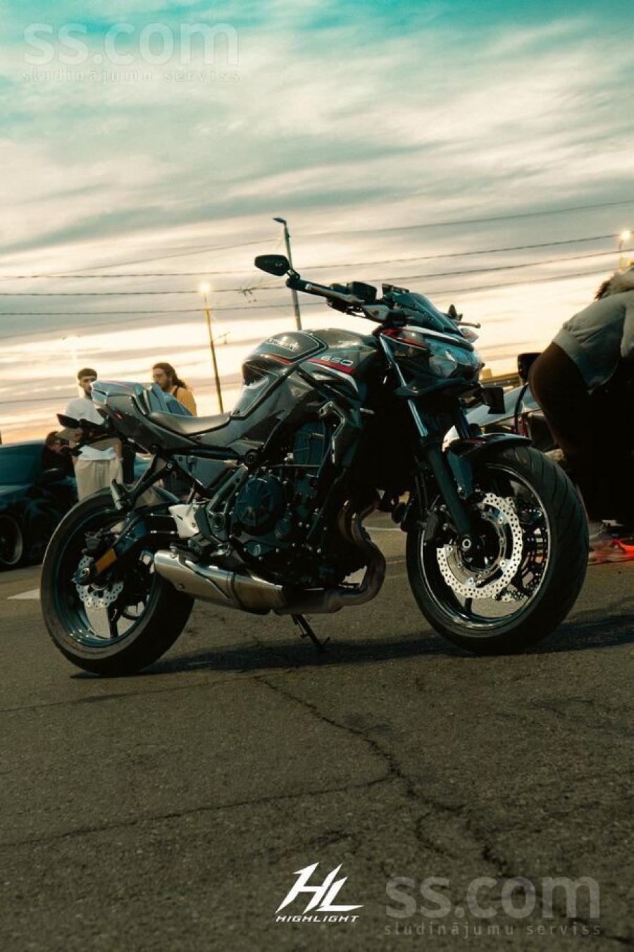 Kawasaki Z650 2022 in Riga, with an engine capacity of 0.65 L and mileage of 0 thousand km for 6200 €, photo 10 on AUTOMOTO.COM.LV