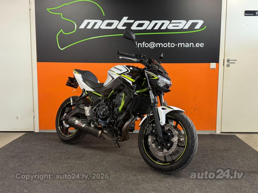 Balts Kawasaki Z650 2021 Tartu, ar dzinēja tilpumu 0.65 L un nobraukumu 25 tūkst. km par 5990 €, foto 1 vietnē AUTOMOTO.COM.LV