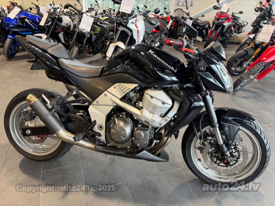 Black Kawasaki Z750 2007 in Tallinn, with an engine capacity of 0.75 L and mileage of 54 thousand km for 3290 €, photo 2 on AUTOMOTO.COM.LV