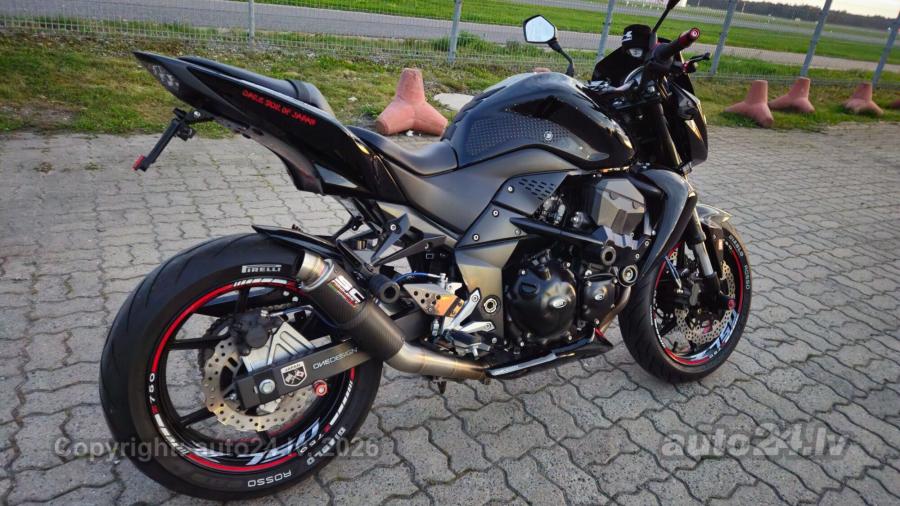 Black Kawasaki Z750 2009 in Tallinn, with an engine capacity of 0.75 L and mileage of 43 thousand km for 5590 €, photo 1 on AUTOMOTO.COM.LV