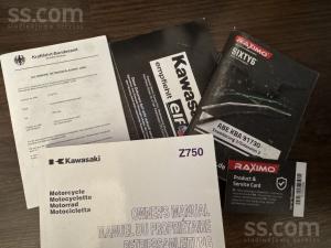 Кавасаки З 750 2006 в Рига, объемом двигателя 0.75 л и пробегом 0 тыс. км за 3300 €, фото 7 на AUTOMOTO.COM.LV