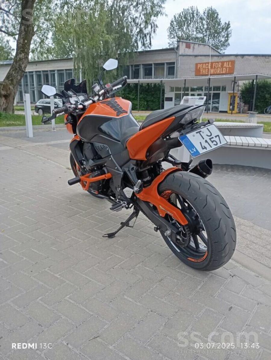 Kawasaki Z750 2009 in Liepaja, with an engine capacity of 0.75 L and mileage of 0 thousand km for 3800 €, photo 3 on AUTOMOTO.COM.LV