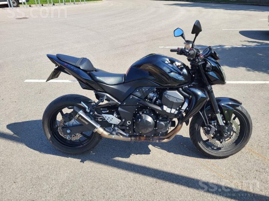 Kawasaki Z750 2012 in Riga, with an engine capacity of 0.75 L and mileage of 0 thousand km for 4100 €, photo 1 on AUTOMOTO.COM.LV