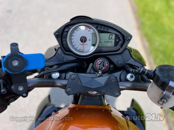 Orange Kawasaki Z750 2010 in Tallinn, with an engine capacity of 0.75 L and mileage of 30 thousand km for 3900 €, photo 8 on AUTOMOTO.COM.LV