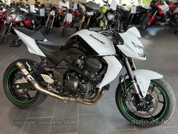 Kawasaki Z750 2010 in Tallinn on AUTOMOTO.COM.LV White Kawasaki Z750 2010 in Tallinn, with an engine capacity of 0.75 L and mileage of 41 thousand km for 4290 €, photo 1 on AUTOMOTO.COM.LV