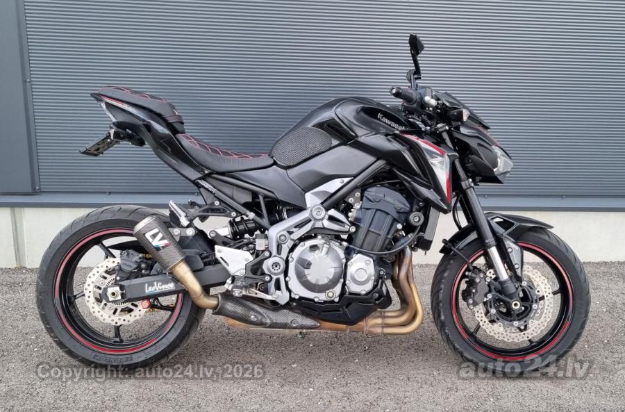 Black Kawasaki Z900 2018 in Tartu, with an engine capacity of 0.95 L and mileage of 37 thousand km for 7100 €, photo 6 on AUTOMOTO.COM.LV