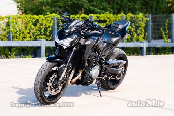 Черный Кавасаки Z900 2018 в Тарту, объемом двигателя 0.95 л и пробегом 33 тыс. км за 5649 €, фото 3 на AUTOMOTO.COM.LV