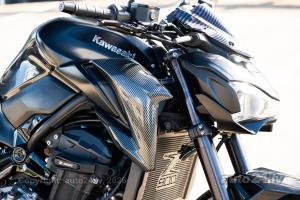 Black Kawasaki Z900 2018 in Tartu, with an engine capacity of 0.95 L and mileage of 33 thousand km for 5649 €, photo 6 on AUTOMOTO.COM.LV