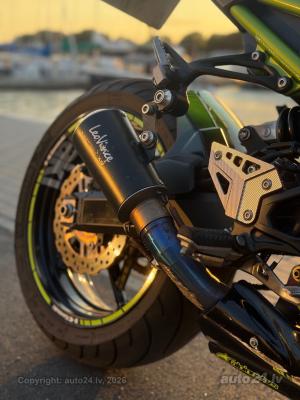 Black Kawasaki Z900 2018 in Parnu, with an engine capacity of 0.95 L and mileage of 18 thousand km for 5890 €, photo 10 on AUTOMOTO.COM.LV