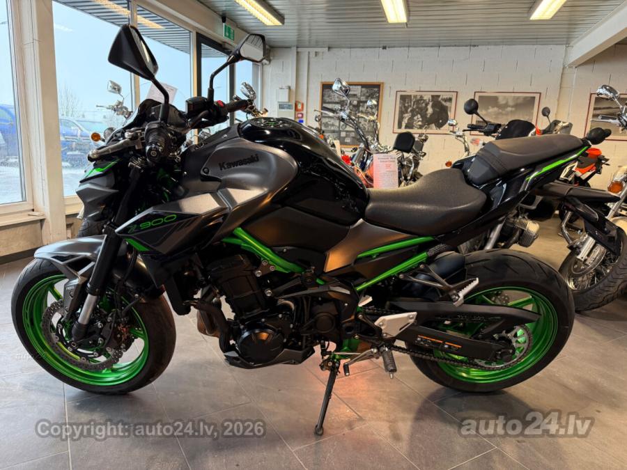 Black Kawasaki Z900 2023 in Tallinn, with an engine capacity of 0.95 L and mileage of 13 thousand km for 7490 €, photo 13 on AUTOMOTO.COM.LV