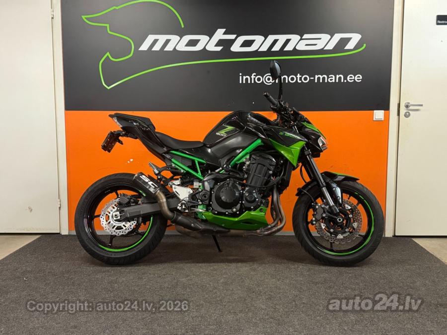 Black Kawasaki Z900 2023 in Tartu, with an engine capacity of 0.95 L and mileage of 20 thousand km for 6490 €, photo 3 on AUTOMOTO.COM.LV