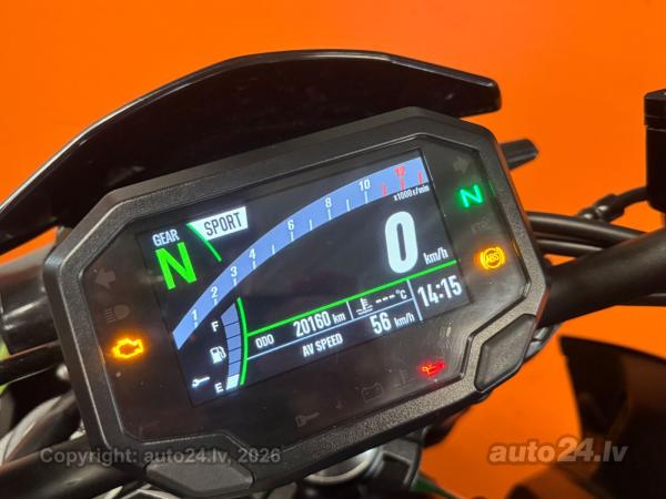 Black Kawasaki Z900 2023 in Tartu, with an engine capacity of 0.95 L and mileage of 20 thousand km for 6490 €, photo 7 on AUTOMOTO.COM.LV