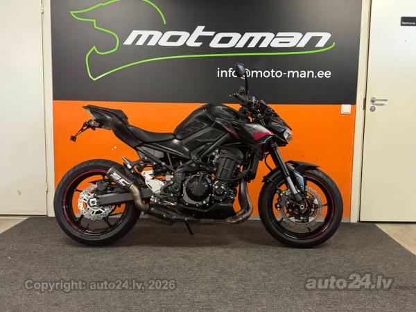 Черный Кавасаки Z900 2023 в Тарту, объемом двигателя 0.95 л и пробегом 15 тыс. км за 6790 €, фото 2 на AUTOMOTO.COM.LV