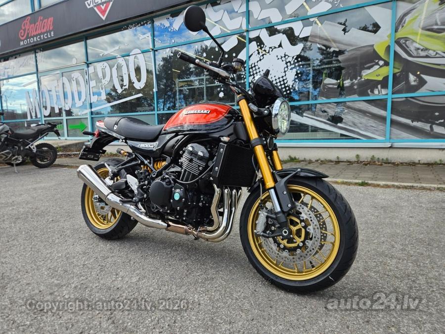 Black Kawasaki Z900 2026 in Tallinn, with an engine capacity of 0.95 L and mileage of 1 thousand km for 13990 €, photo 1 on AUTOMOTO.COM.LV