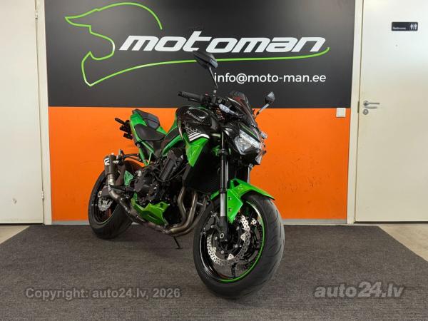Green Kawasaki Z900 2022 in Tartu, with an engine capacity of 0.95 L and mileage of 10 thousand km for 6490 €, photo 1 on AUTOMOTO.COM.LV
