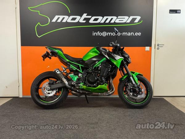 Green Kawasaki Z900 2022 in Tartu, with an engine capacity of 0.95 L and mileage of 10 thousand km for 6490 €, photo 2 on AUTOMOTO.COM.LV