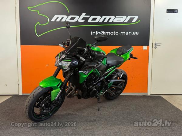 Green Kawasaki Z900 2022 in Tartu, with an engine capacity of 0.95 L and mileage of 10 thousand km for 6490 €, photo 6 on AUTOMOTO.COM.LV