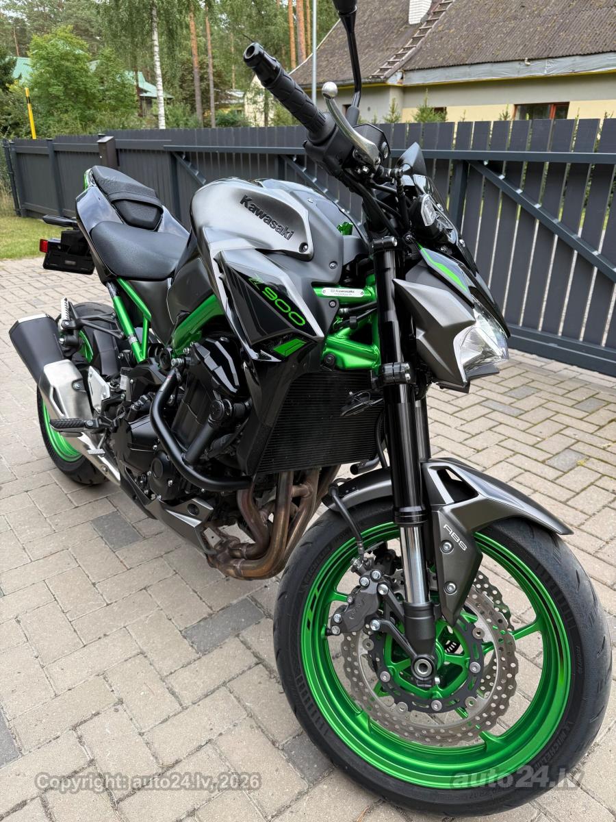 Зеленый Кавасаки Z900 2024 в Элва, объемом двигателя 0.95 л и пробегом 8 тыс. км за 8000 €, фото 5 на AUTOMOTO.COM.LV