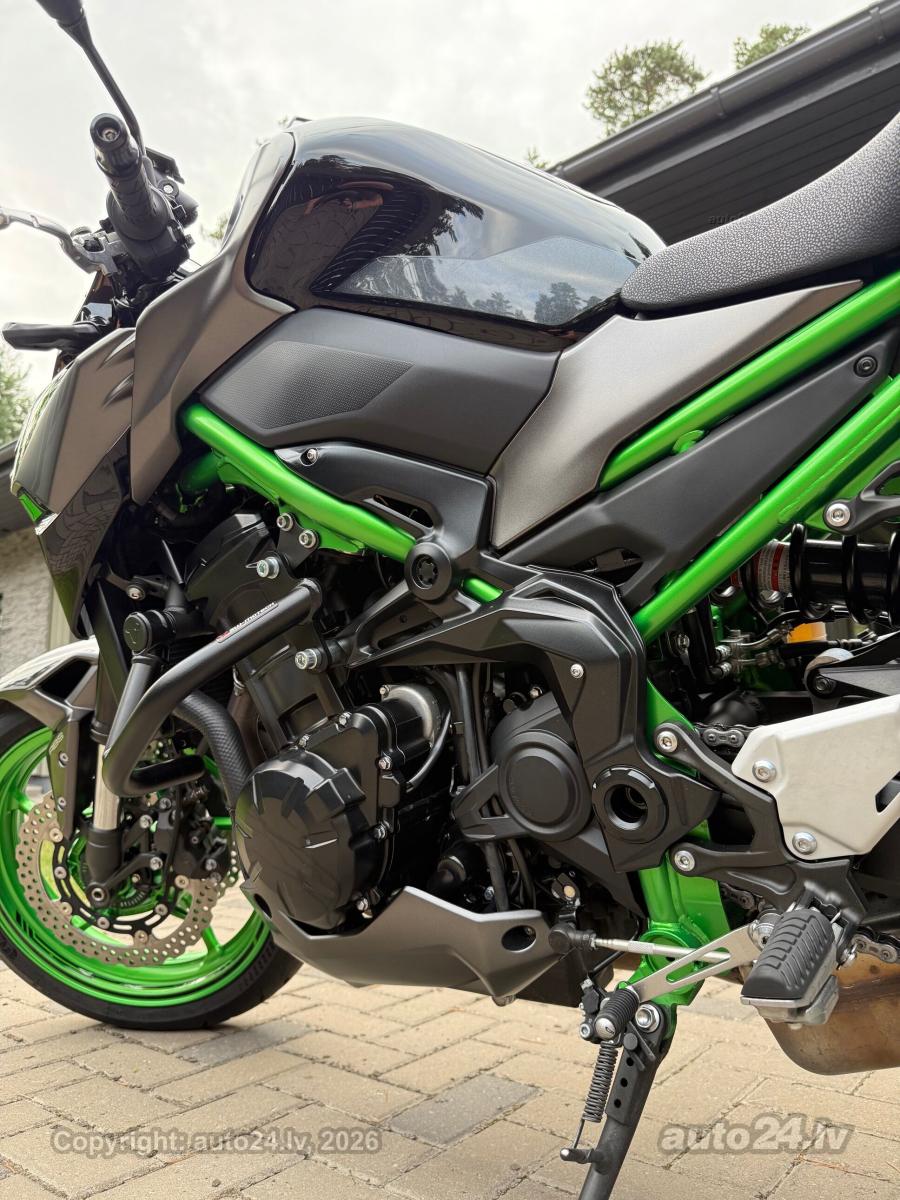 Зеленый Кавасаки Z900 2024 в Элва, объемом двигателя 0.95 л и пробегом 8 тыс. км за 8000 €, фото 8 на AUTOMOTO.COM.LV