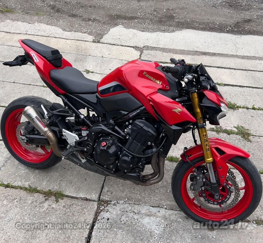 Sarkans Kawasaki Z900 2022 Tallina, ar dzinēja tilpumu 0.95 L un nobraukumu 29 tūkst. km par 8000 €, foto 4 vietnē AUTOMOTO.COM.LV