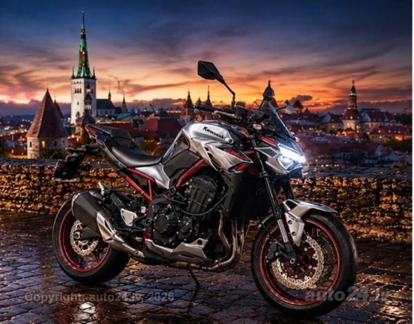 Red Kawasaki Z900 2023 in Tallinn, with an engine capacity of 0.00 L and mileage of 0 thousand km for 9500 €, photo 1 on AUTOMOTO.COM.LV