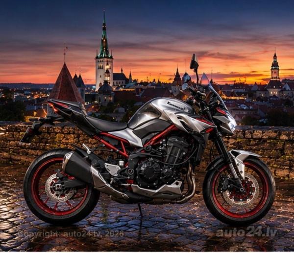 Red Kawasaki Z900 2023 in Tallinn, with an engine capacity of 0.00 L and mileage of 0 thousand km for 9500 €, photo 4 on AUTOMOTO.COM.LV