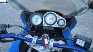 Blue Kawasaki ZR 2004 in Alytus, with an engine capacity of 0.74 L and mileage of 27 thousand km for 1550 €, photo 15 on AUTOMOTO.COM.LV