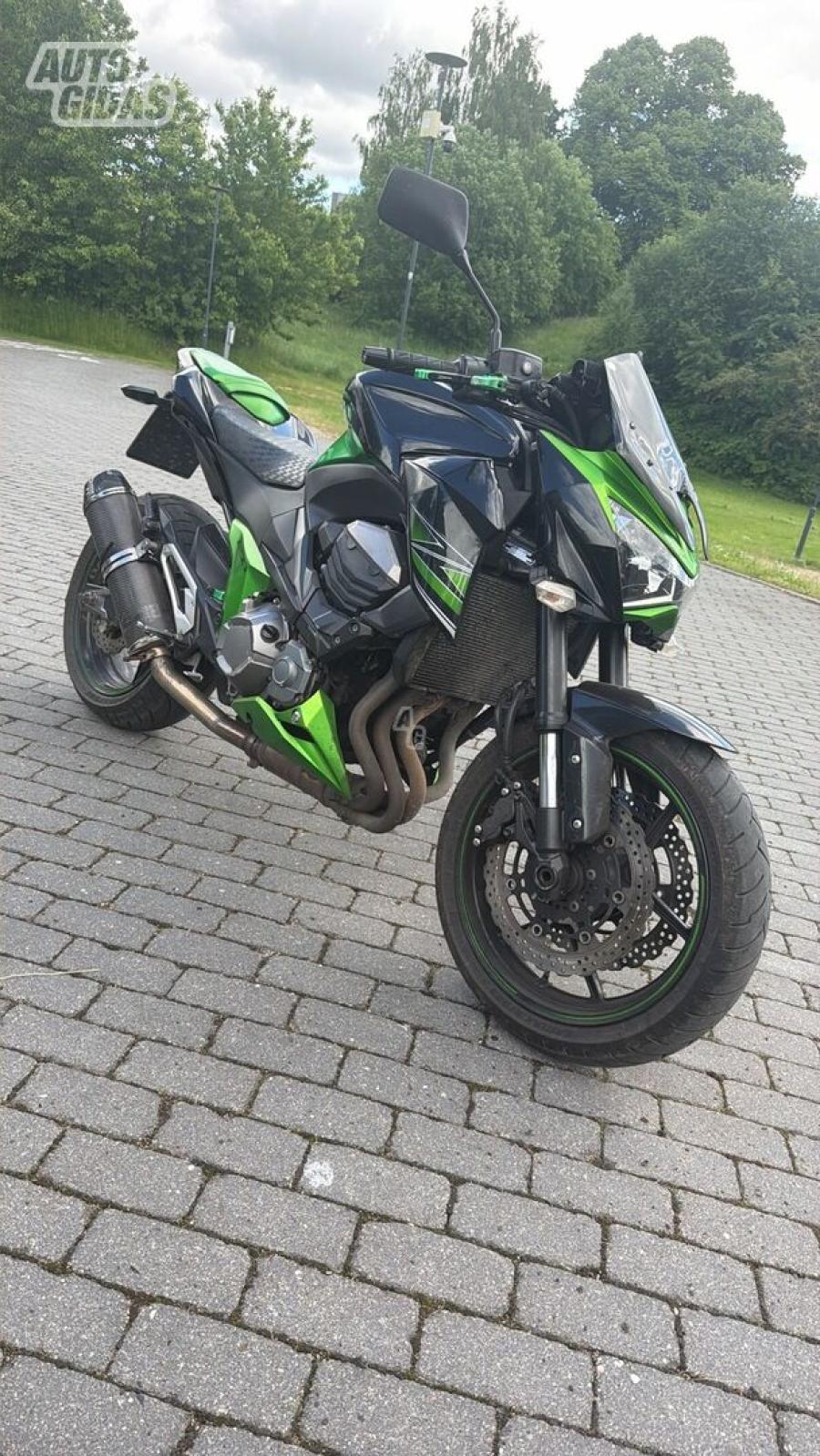 Green Kawasaki ZR 2014 in Vilnius, with an engine capacity of 0.81 L and mileage of 17 thousand km for 4500 €, photo 1 on AUTOMOTO.COM.LV