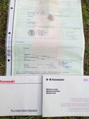 Кавасаки ZR 2001 в Екабпилс, объемом двигателя 0.80 л и пробегом 0 тыс. км за 1890 €, фото 10 на AUTOMOTO.COM.LV