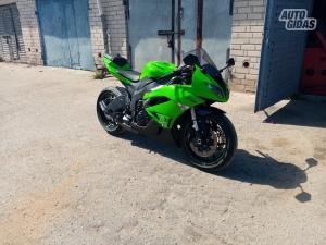 Zaļš Kawasaki Zx-6R 2011 Panevēža, ar dzinēja tilpumu 0.60 L un nobraukumu 22 tūkst. km par 5500 €, foto  vietnē AUTOMOTO.COM.LV