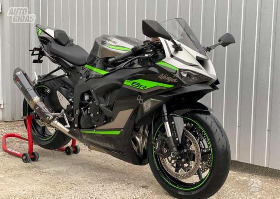 Pelēks Kawasaki Zx-6R 2023 Marijampole, ar dzinēja tilpumu 0.64 L un nobraukumu 4 tūkst. km par 10200 €, foto 8 vietnē AUTOMOTO.COM.LV