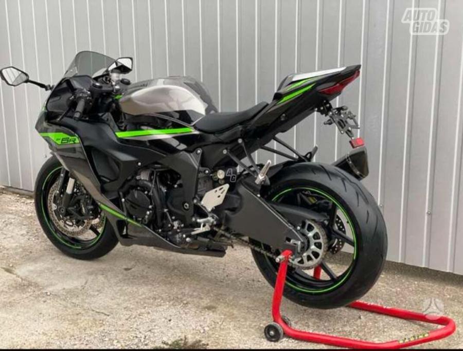 Pelēks Kawasaki Zx-6R 2023 Marijampole, ar dzinēja tilpumu 0.64 L un nobraukumu 4 tūkst. km par 10200 €, foto 17 vietnē AUTOMOTO.COM.LV