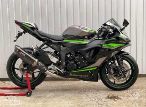 Pelēks Kawasaki Zx-6R 2023 Marijampole, ar dzinēja tilpumu 0.64 L un nobraukumu 4 tūkst. km par 10200 €, foto 18 vietnē AUTOMOTO.COM.LV